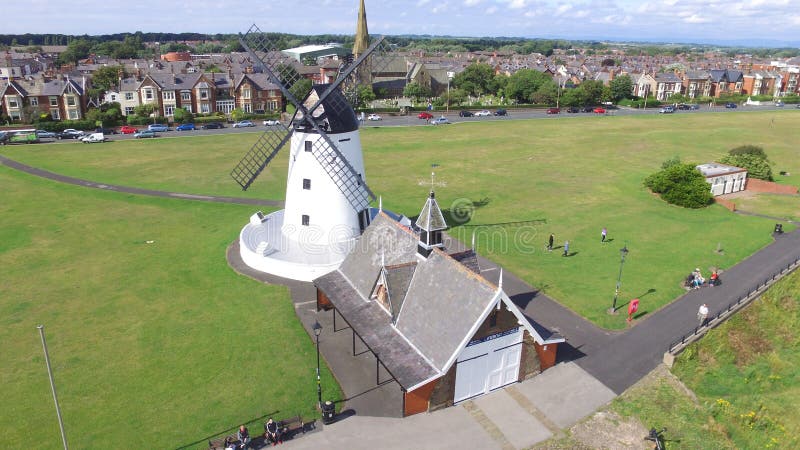 Windmill at Lytham editorial photography. Image of lytham - 79738762