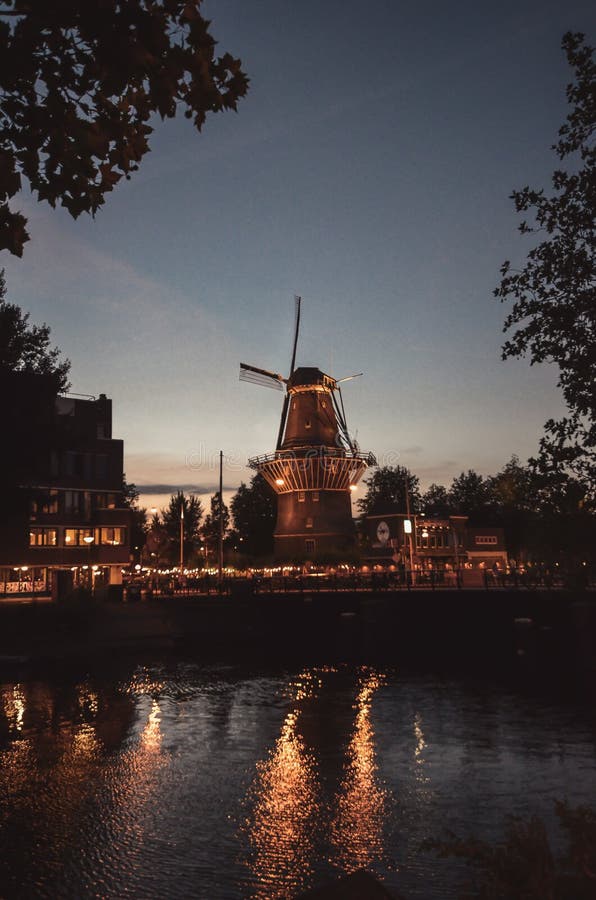 The Windmill Museum In The Amsterdam Stock Photo - Image of countryside ...
