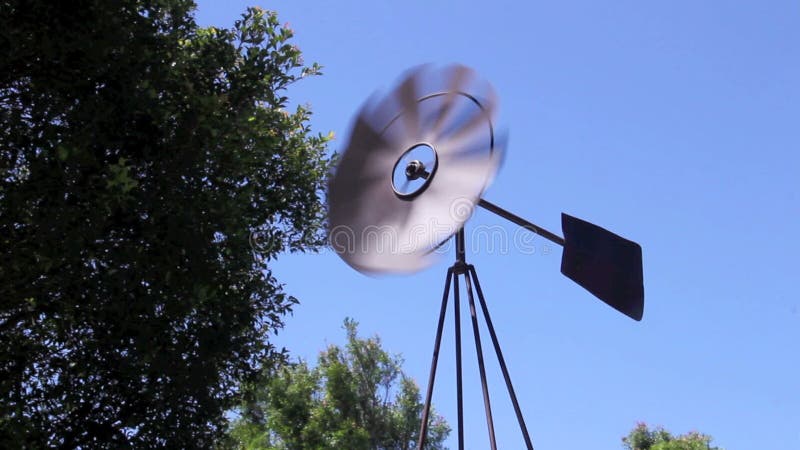 Metal Vanes Start Rotate Under Light Stock Footage - Video of education ...