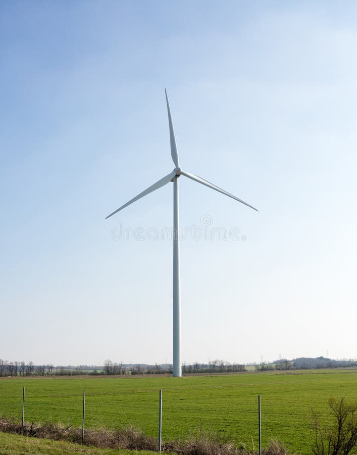 Windmill stock image. Image of power, clouds, climate - 80095301