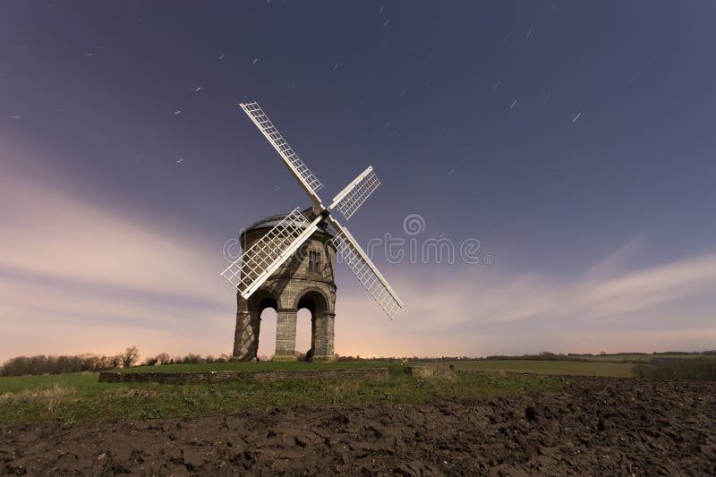 Windmill at night stock image. Image of nature, beautiful - 51905323