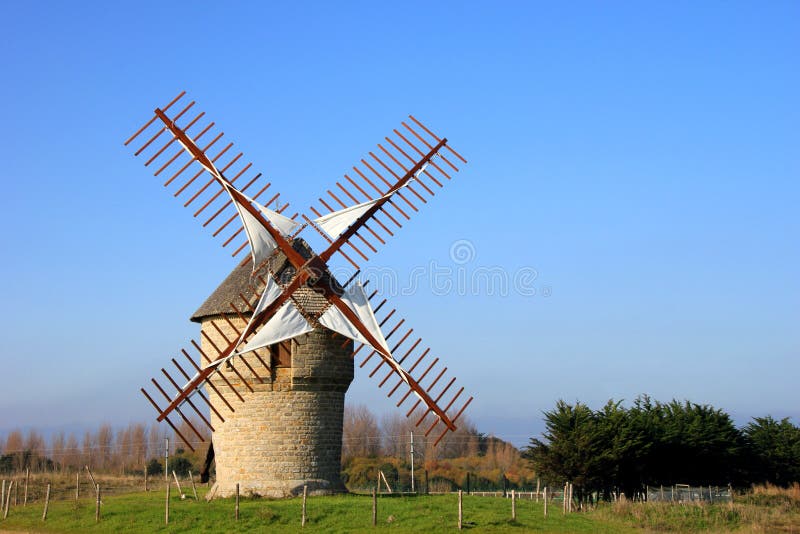 Windmill stock image. Image of architecture, energy, landscape - 65099835