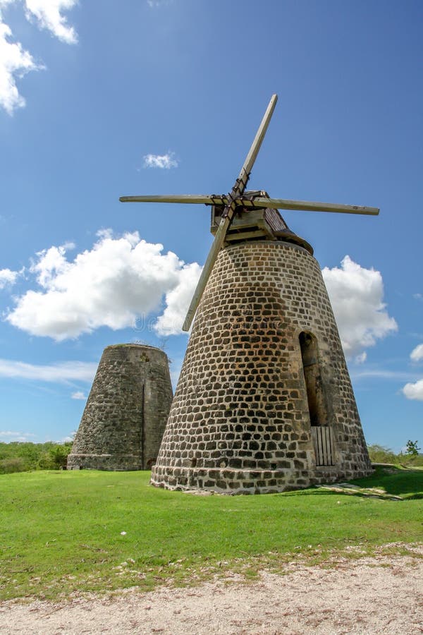 Sugar cane windmill stock image. Image of visit, sugar - 17926951