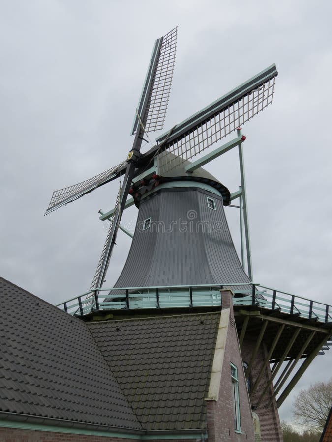 Windmill stock image. Image of windmill, historic, dutch - 53121911