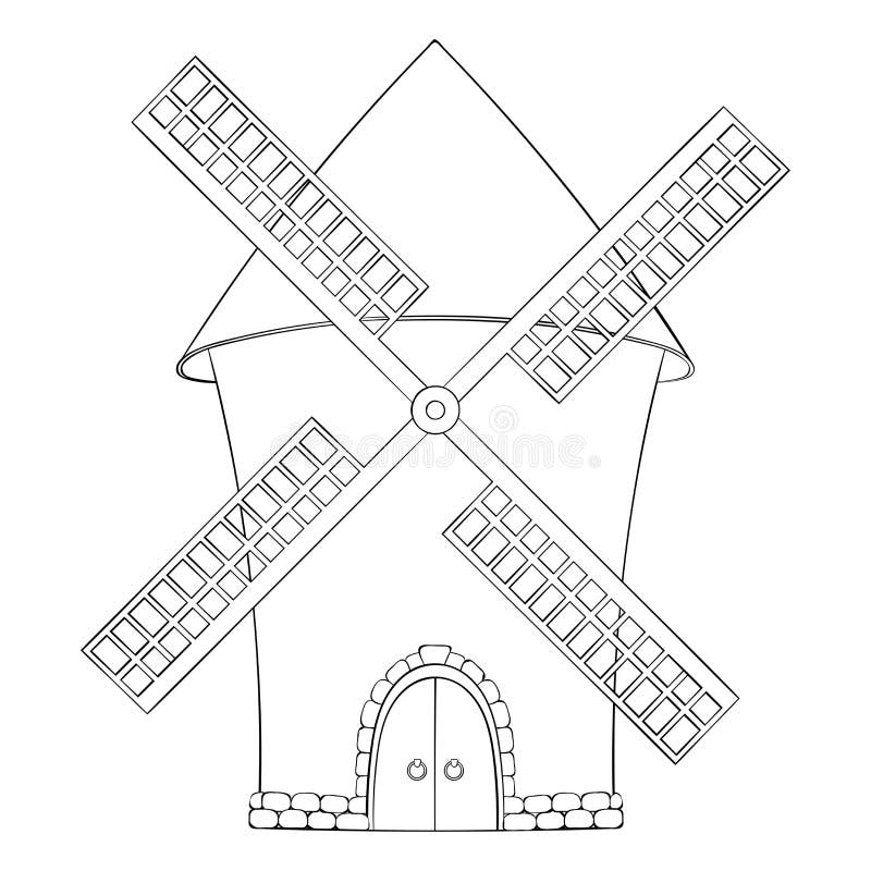 Outline Windmill Stock Illustrations – 1,941 Outline Windmill Stock ...