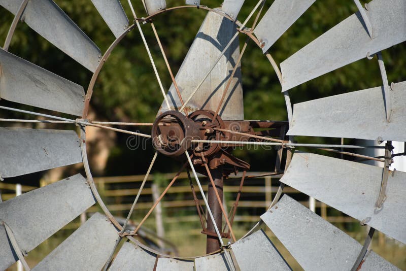 Windmill parts stock photo. Image of repair, farm, ranch - 100233344