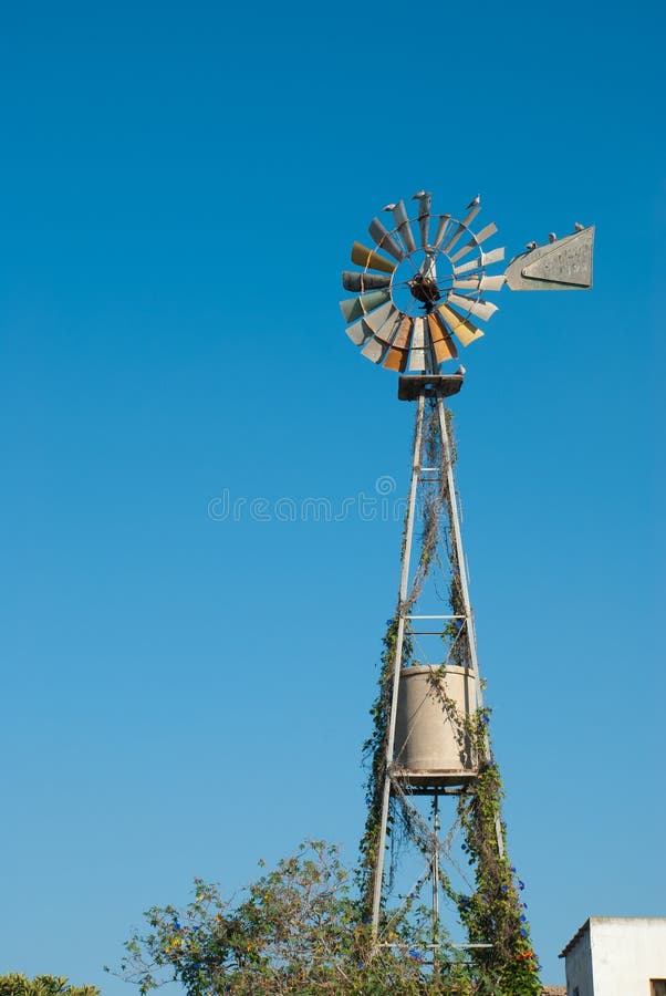 Windmill pump stock image. Image of equipment, windmill - 20648491