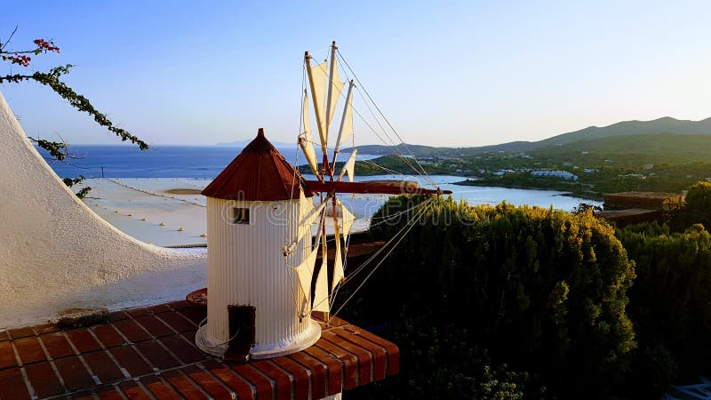Windmill replic stock image. Image of replica, windmill - 102049685