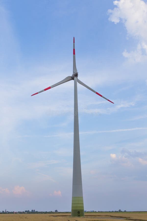 Windmill in rural area stock image. Image of geramny - 204729549