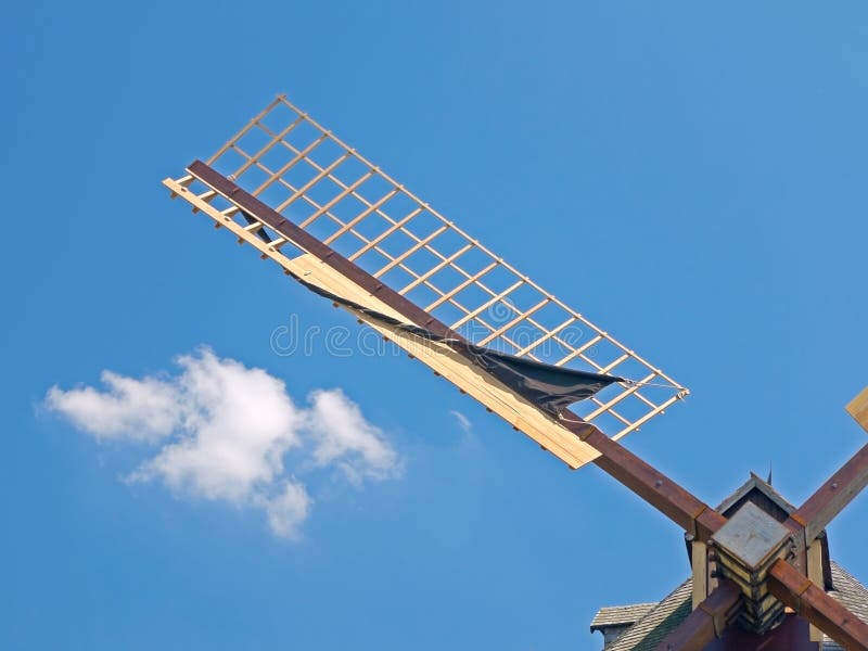 Windmill sail stock photo. Image of windmill, blue, wood - 54990888