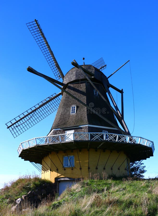 Windmill side stock image. Image of landscape, landmark - 66910937