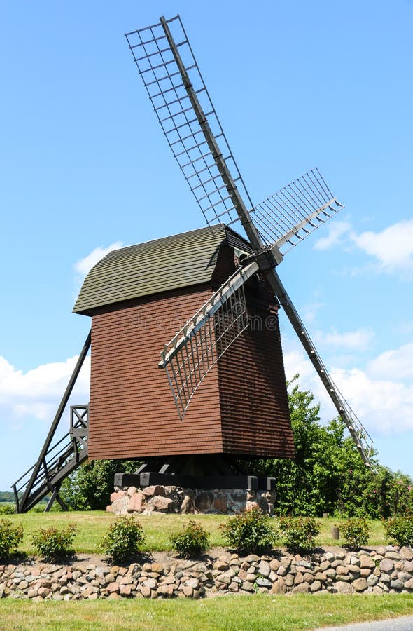 Windmill side stock image. Image of wheat, mill, farm - 67806839