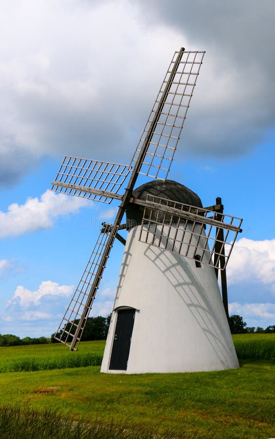 Windmill side stock image. Image of power, traditional - 67806833