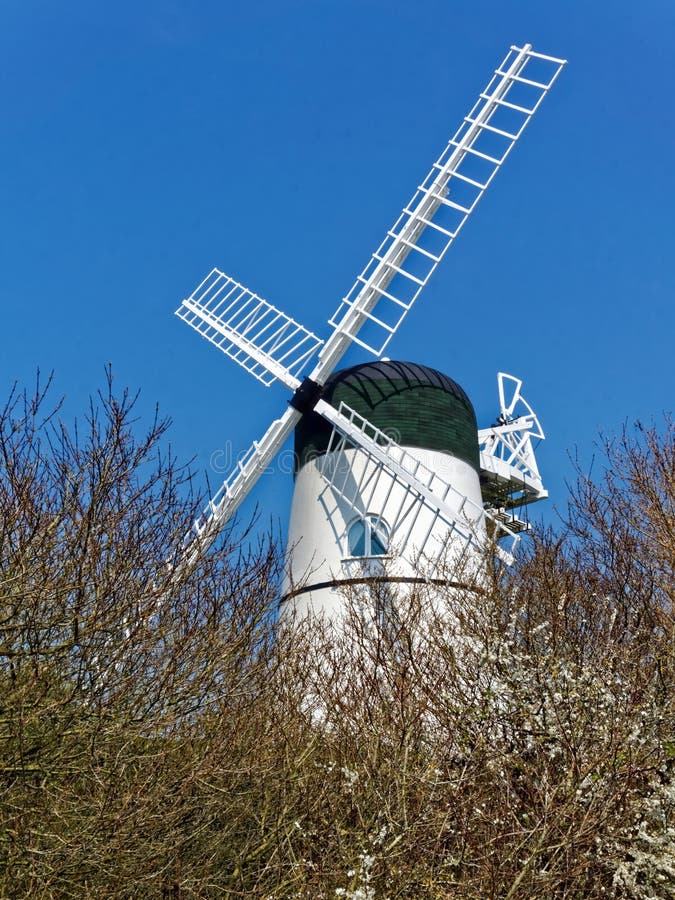 Windmill stock image. Image of corn, power, country, blossom - 52847733
