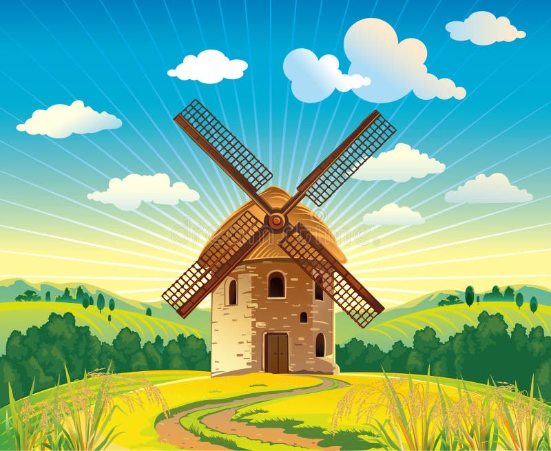 Windmill Stock Illustrations – 51,775 Windmill Stock Illustrations ...