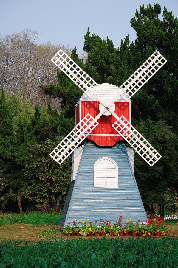The windmill stock image. Image of sunny, vast, season - 44193381