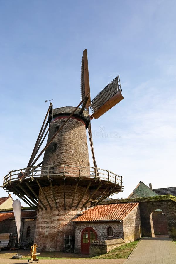 A Windmill is Standing in Xanten Germany Stock Image - Image of europe ...