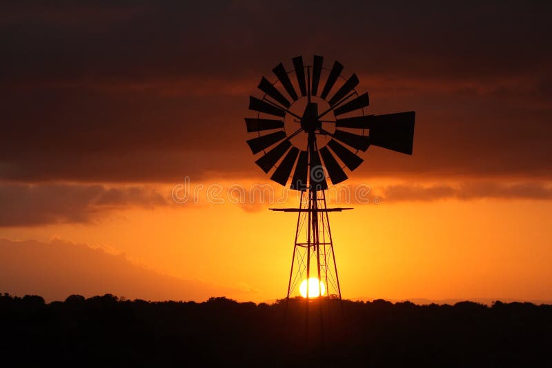 Farm windmill stock image. Image of windmill, farm, shadow - 1084571