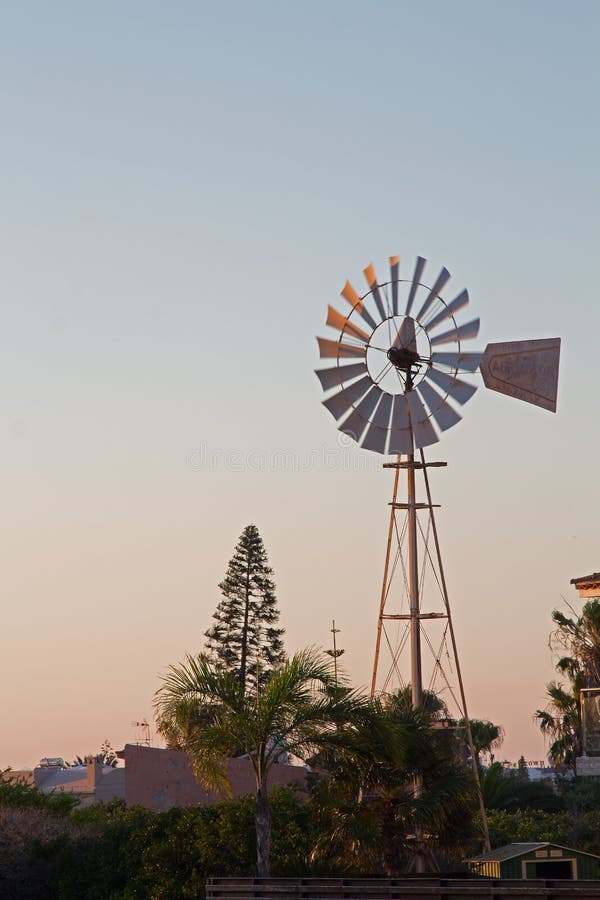Windmill stock photo. Image of blue, grass, ecology, renewable - 61807188