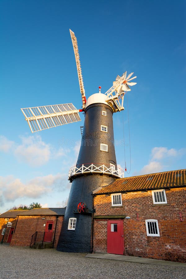 Windmill stock photo. Image of view, nature, wooden, holiday - 48261906