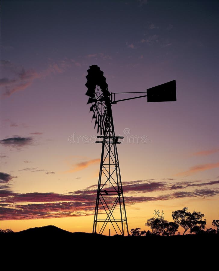 Windmill stock photo. Image of power, energy, bird, industry - 32127142