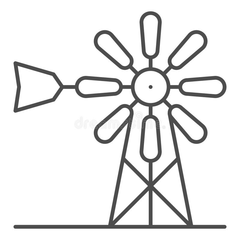 Western Background Windmill Stock Illustrations – 233 Western ...