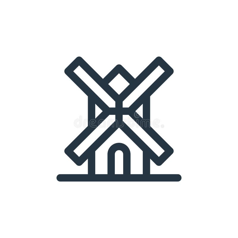 Windmill Icon. Filled Windmill Icon for Website Design and Mobile, App ...
