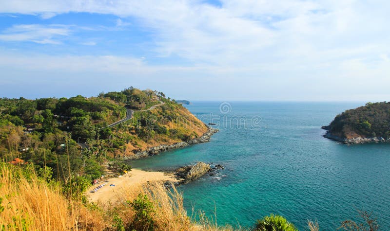 Windmill Viewpoint in Phuket Stock Photo - Image of travel, landscape ...