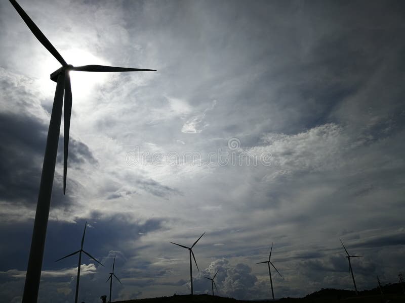 Windmill shadow stock photo. Image of thailand, noon - 116598506