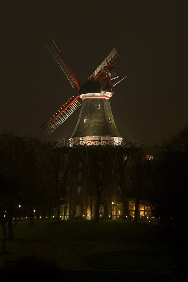Windmill in Bremen, Germany Stock Image - Image of farmland, farm: 18682475