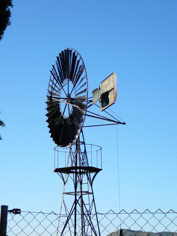 Windmill wheel stock image. Image of building, turbine - 53506495