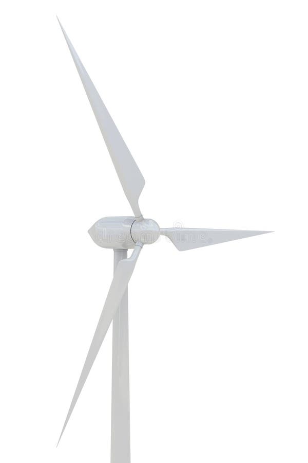 Windmill on White Background Stock Vector - Illustration of exterior ...