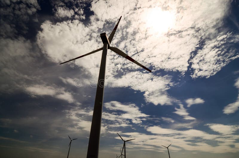 Windmill Wind Turbine stock image. Image of environment - 237526317