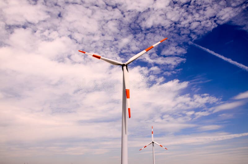 Windmill Wind Turbine stock photo. Image of renewable - 262919952