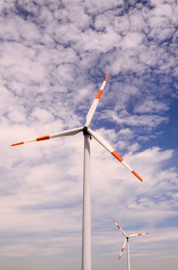 Windmill Wind Turbine stock photo. Image of electric - 44516010