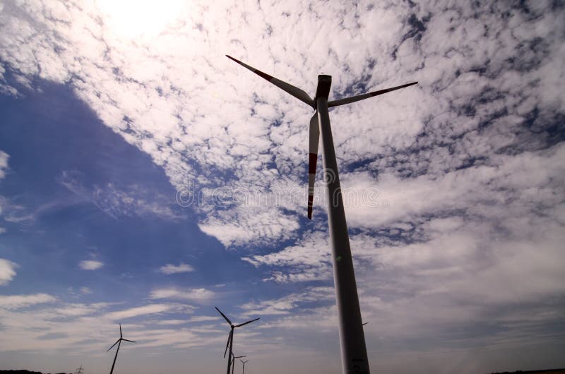 Windmill Wind Turbine stock image. Image of ecological - 47267341