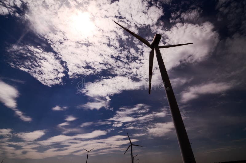 Windmill Wind Turbine stock image. Image of electricity - 47621619
