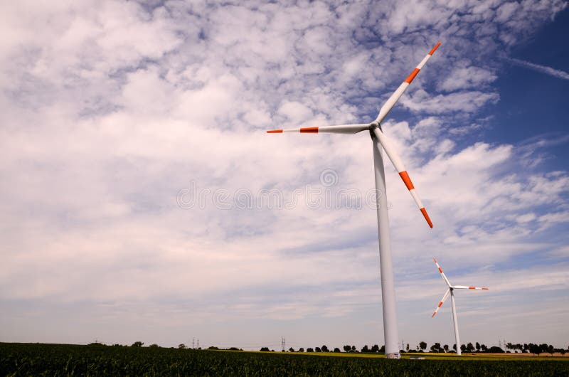 Windmill Wind Turbine stock image. Image of electric - 57294973