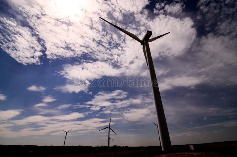 Windmill Wind Turbine stock image. Image of industry - 142014891