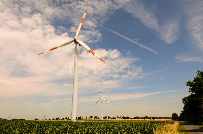 Windmill Wind Turbine stock photo. Image of nature, turbine - 118770878