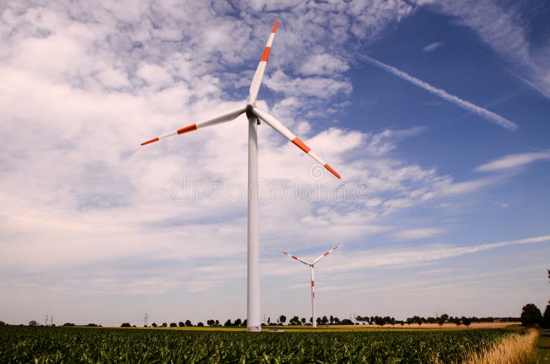 Windmill Wind Turbine stock image. Image of electricity - 138602975