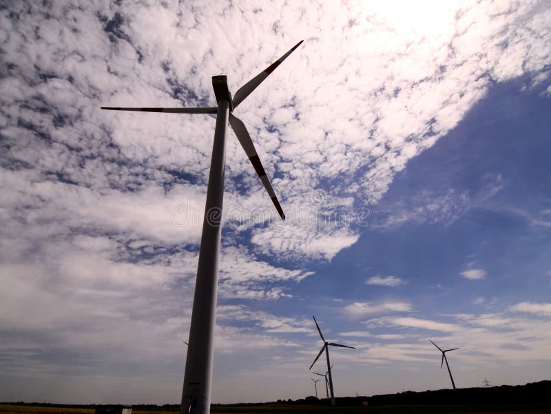 Windmill Wind Turbine stock photo. Image of renewable - 241072190