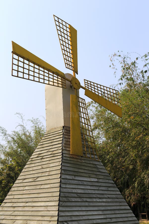 Windmill stock photo. Image of wind, windmill, mill, tourism - 52328836
