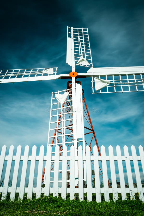 Windmilll stock photo. Image of artistic, mill, building - 99748934