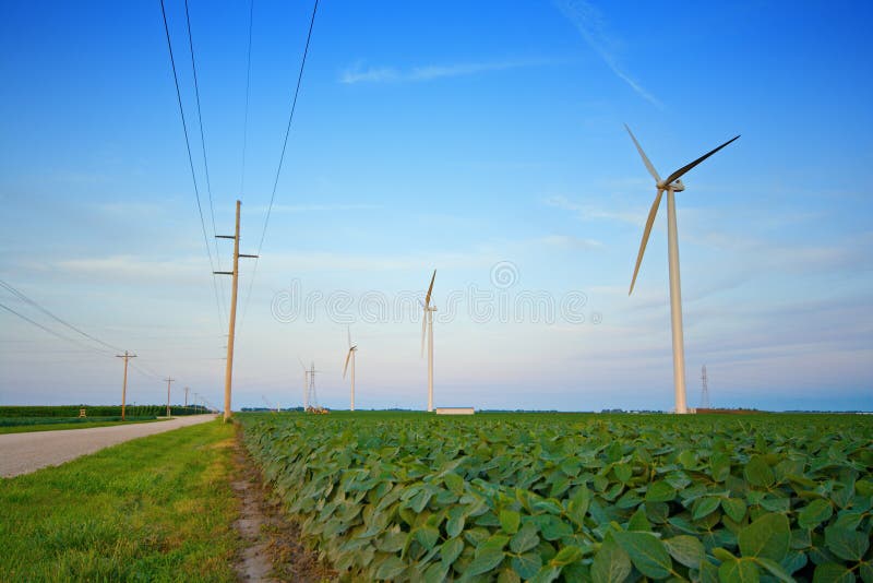 Windmills stock photo. Image of renewable, power, poles - 12242240