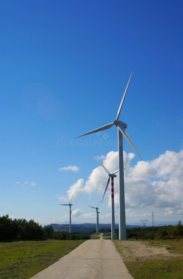 Windmills, Eolic. stock photo. Image of cloud, dynamic - 4407804