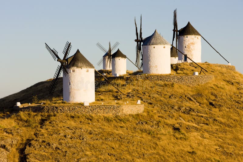 Windmills, Spain stock image. Image of windmills, windmill - 28526645