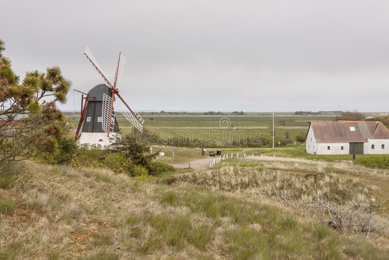 Windmolen in Mando stock afbeelding. Image of denemarken - 33210789