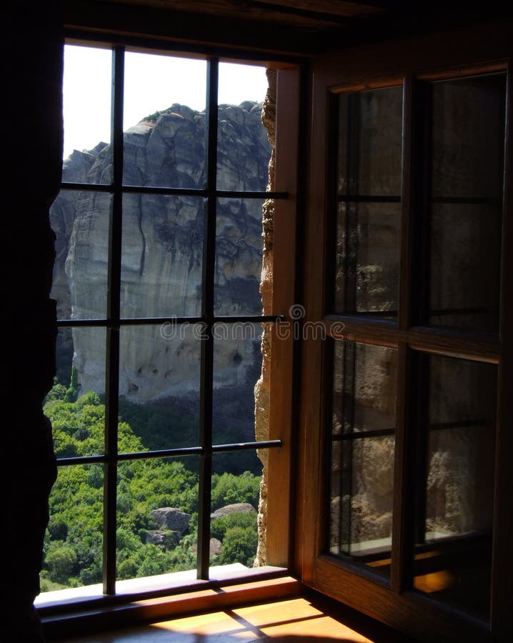 Looking Out of a Window To a Beautiful Sunny Day Stock Photo - Image of ...