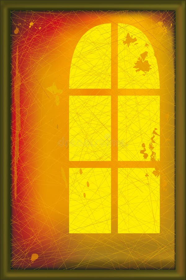 Window stock vector. Illustration of spot, texture, grunge - 13144637